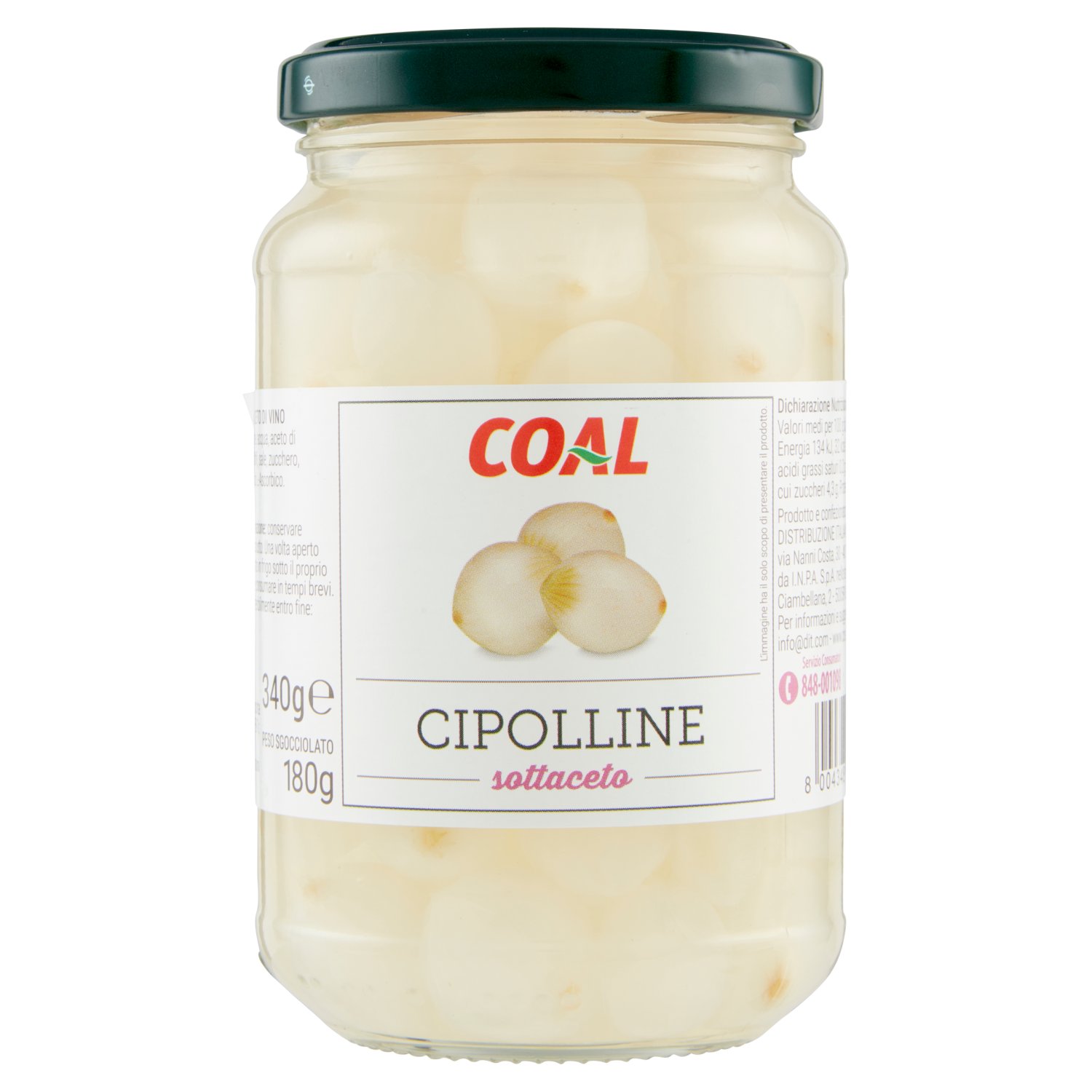 Coal Cipolline sottaceto 340 g - SuperSisa