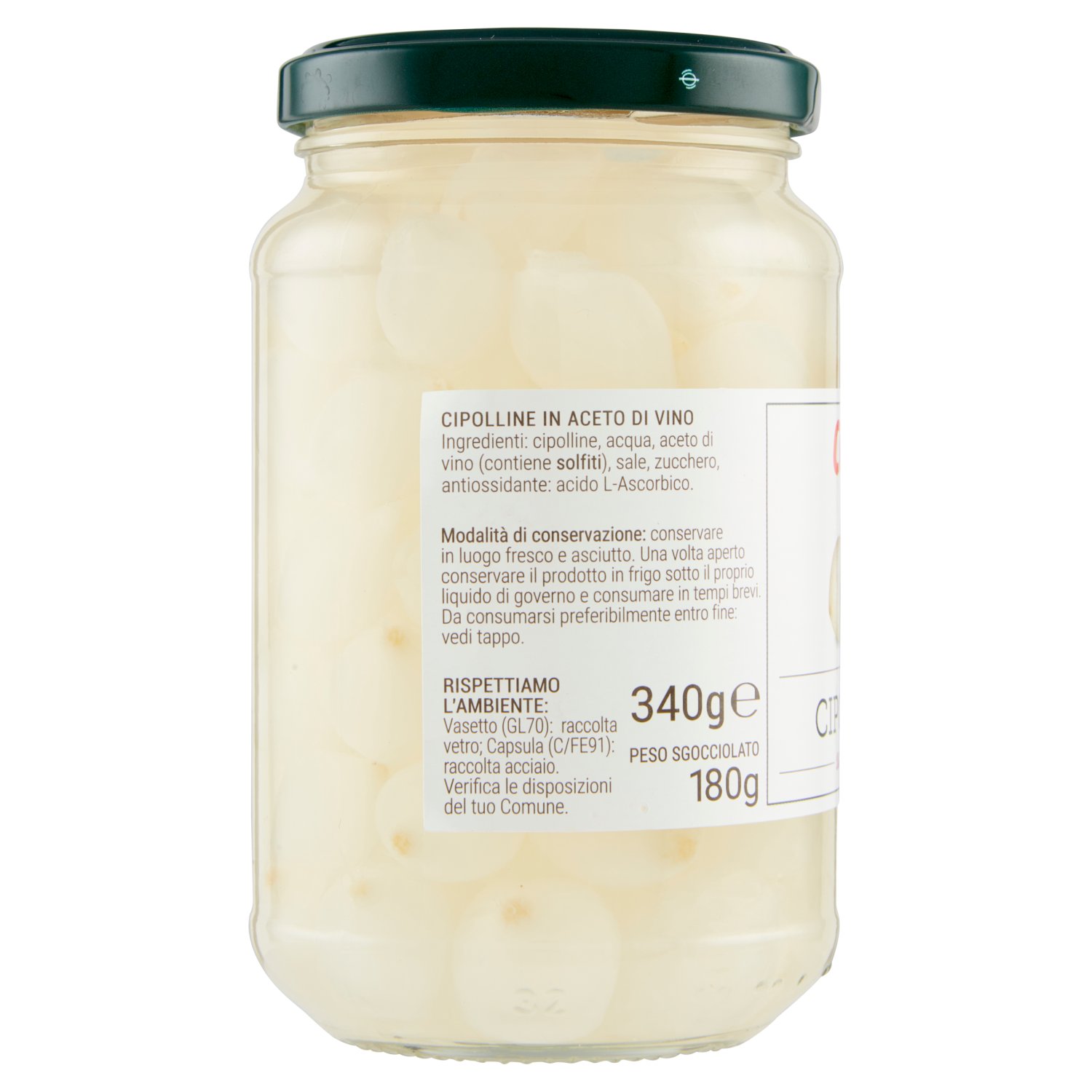 Coal Cipolline sottaceto 340 g - SuperSisa