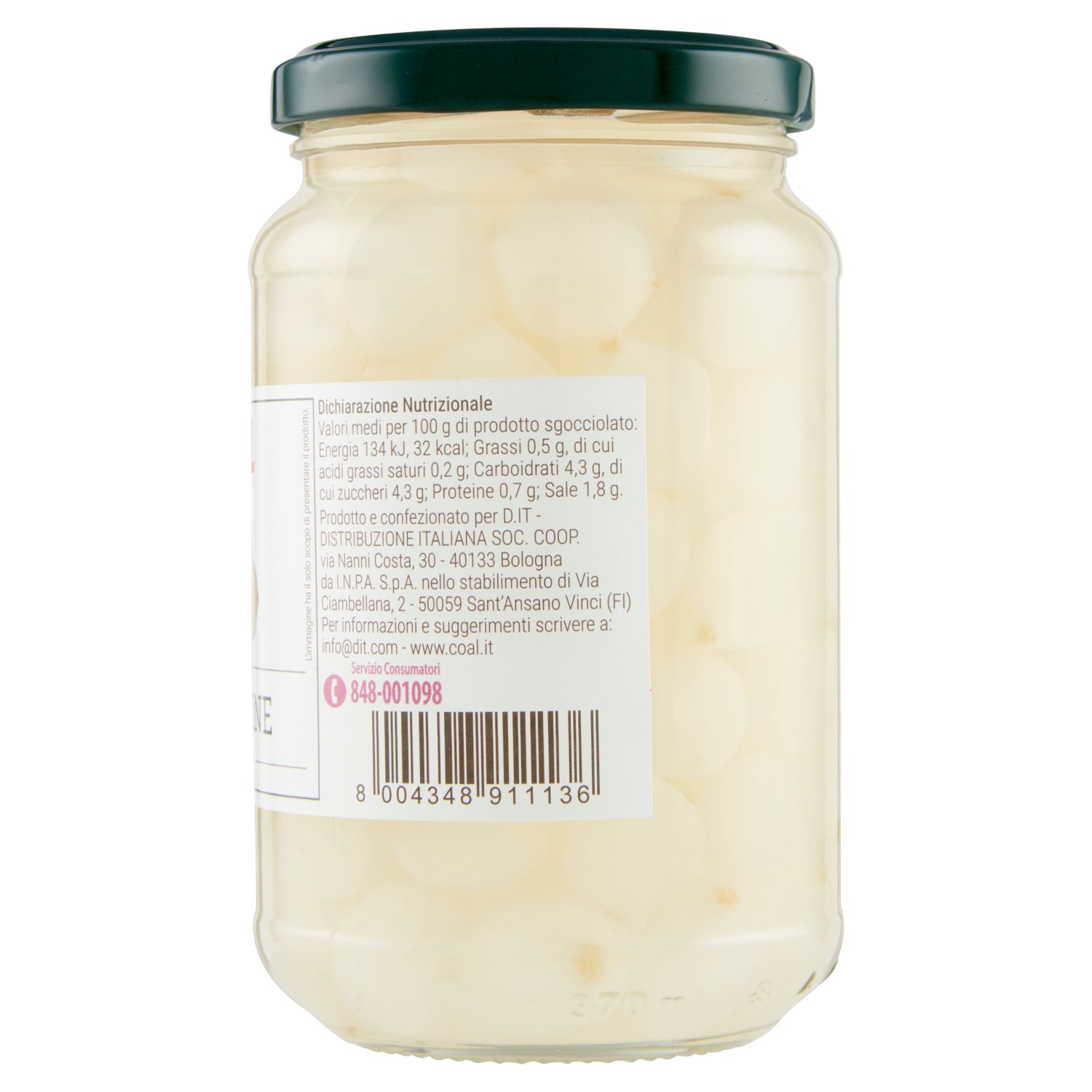 Coal Cipolline sottaceto 340 g - SuperSisa